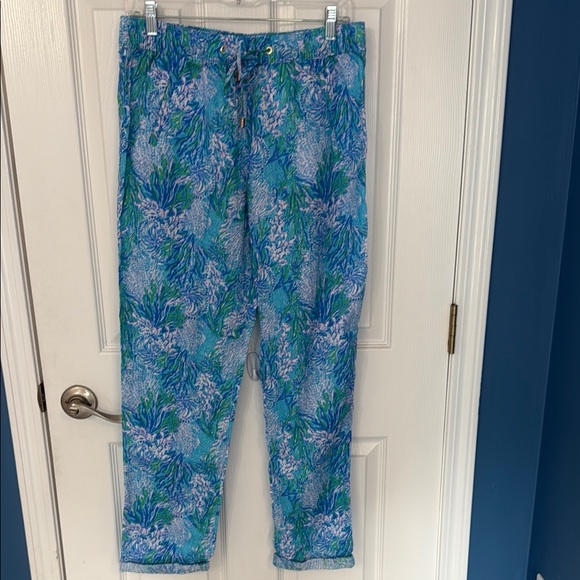 Lilly Pulitzer | Pants & Jumpsuits | Lilly Pulitzer Blue And Green ...